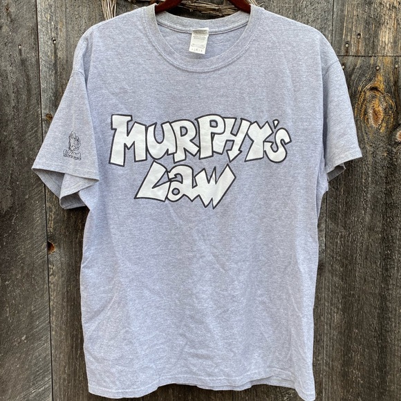 Gildan | Shirts | Murphys Law Hardcore Punk Rock Band Tee | Poshmark